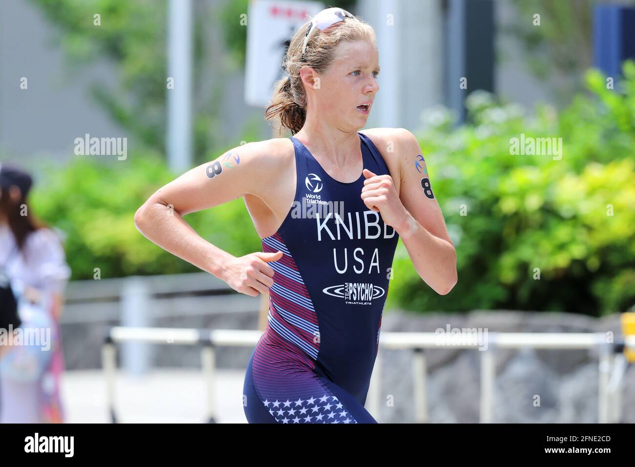 Yokohama, Kanagawa, Japan. 15th May, 2021. Taylor Knibb (USA) Triathlon ...