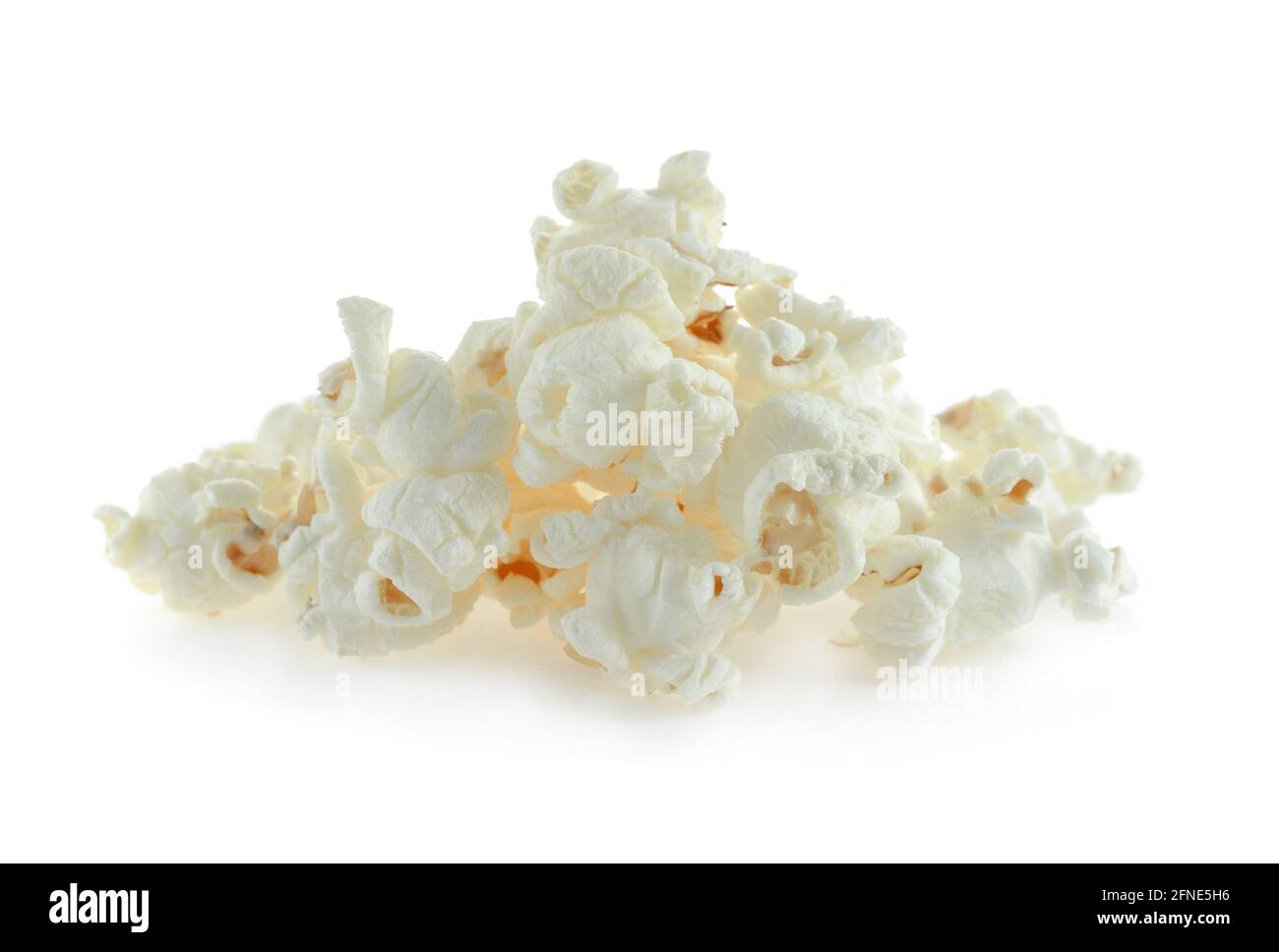 popcorn on white background Stock Photo - Alamy