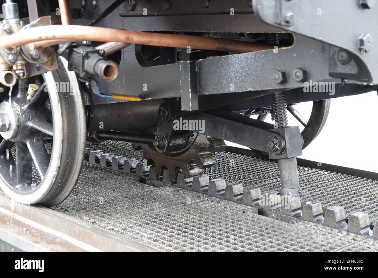 Goldau, Switzerland. 12th May, 2021. The cogwheel of the 148-year-old ...