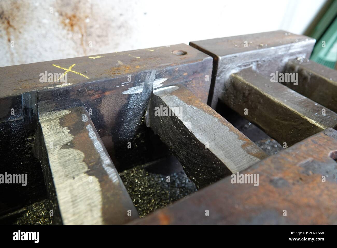 Goldau, Switzerland. 12th May, 2021. The rack invented by Niklaus ...