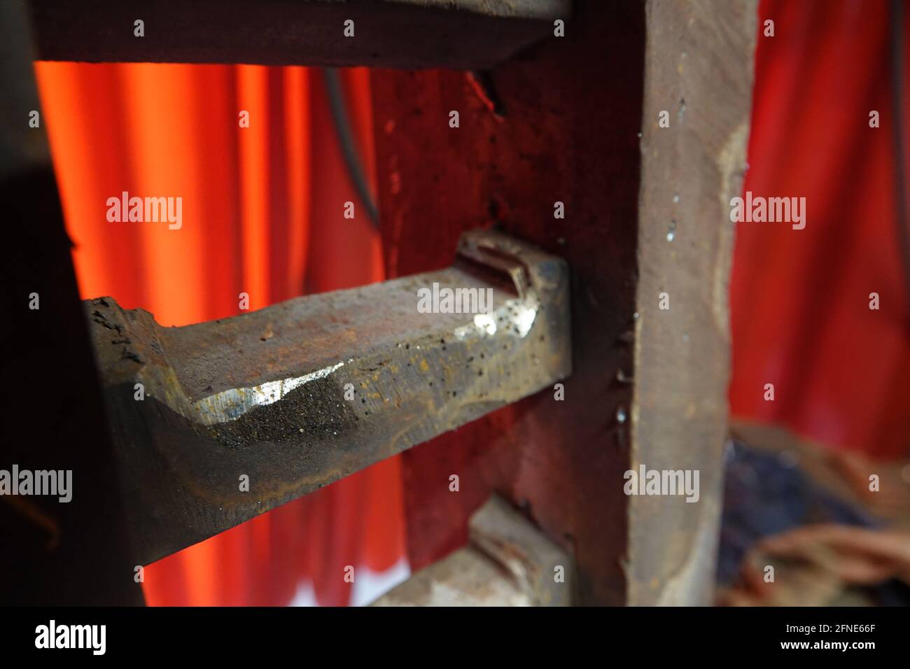 Goldau, Switzerland. 12th May, 2021. The rack invented by Niklaus ...