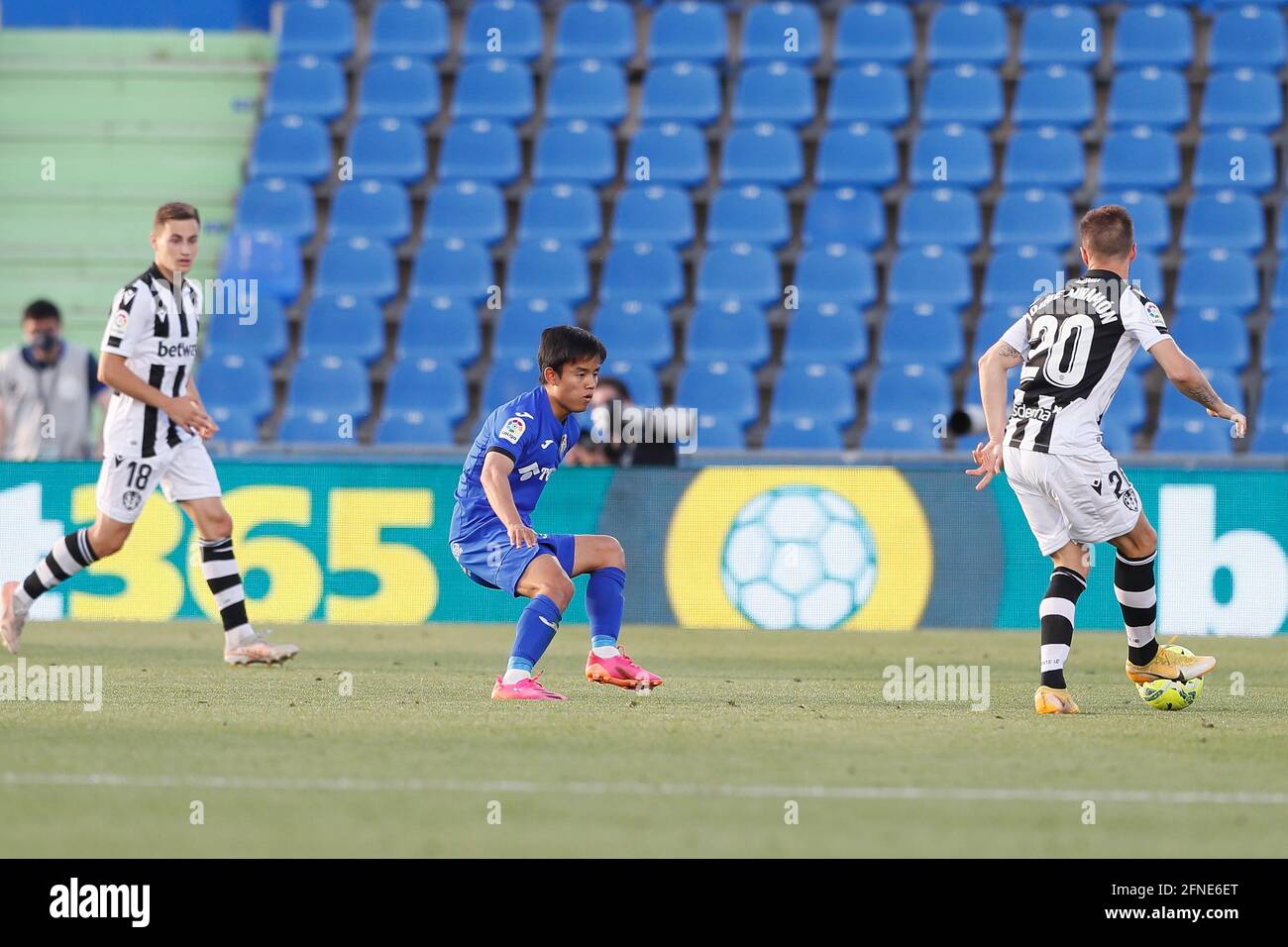 Getafe, Spain. 16th May, 2021. Takefusa Kubo (Getafe) Football/Soccer ...