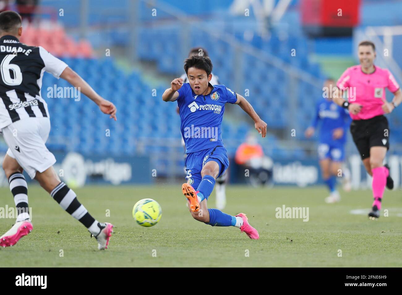 Getafe, Spain. 16th May, 2021. Takefusa Kubo (Getafe) Football/Soccer ...