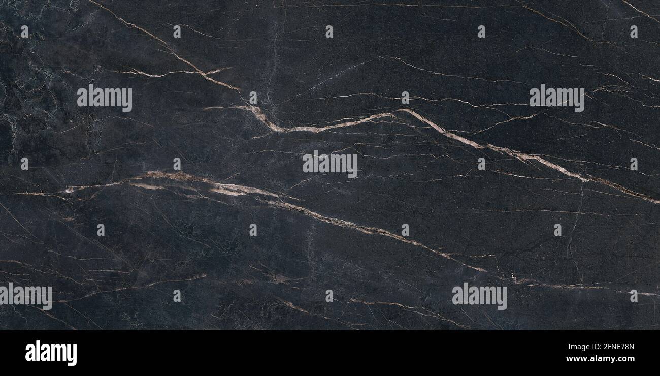 black color marble design with natural veins polished finish Stock ...