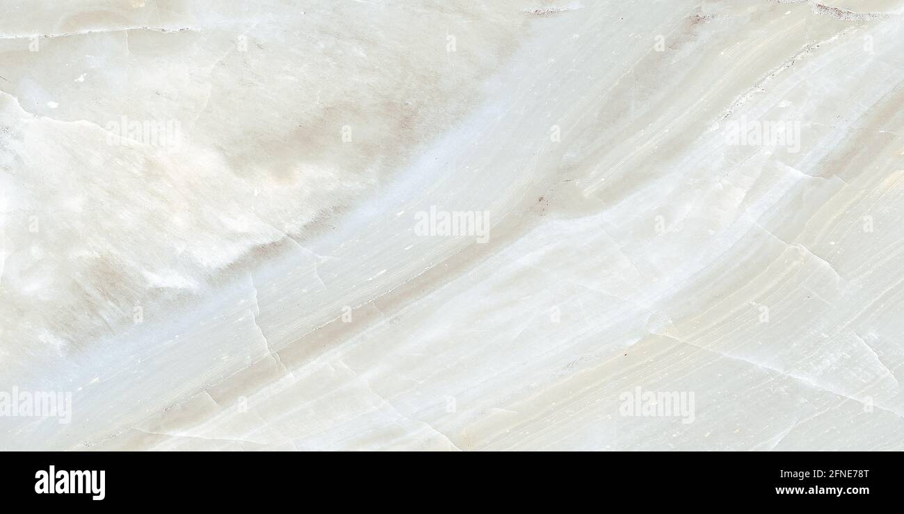 ivory color onyx marble design with natural veins polished finish Stock ...