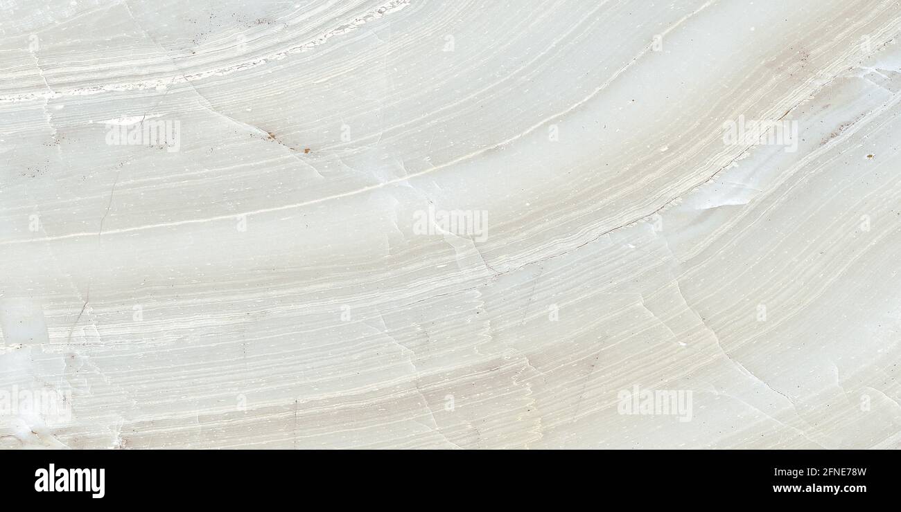 off white color polished finish with natural veins marble design Stock ...