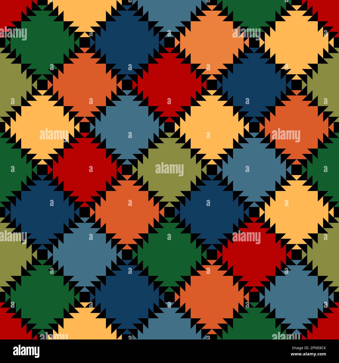 Vector Seamless Tessellation Geometric Pattern High Resolution Stock ...