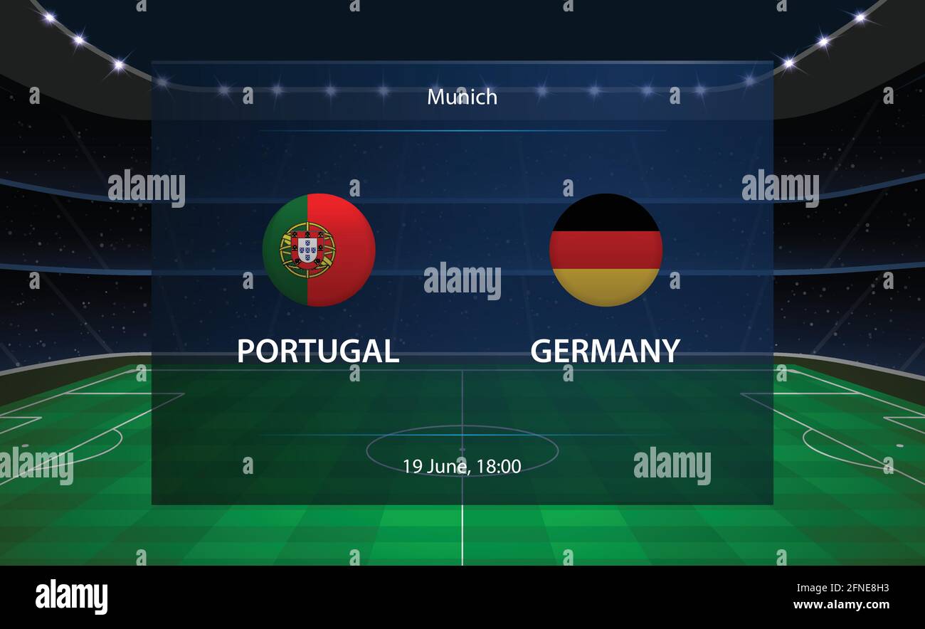 Portugal vs germany Stock Vector Images - Alamy