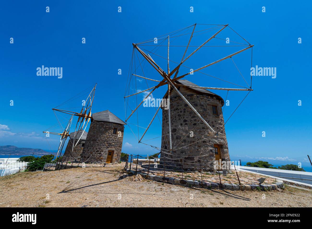 Patmos greece windmills of greece hi-res stock photography and images ...