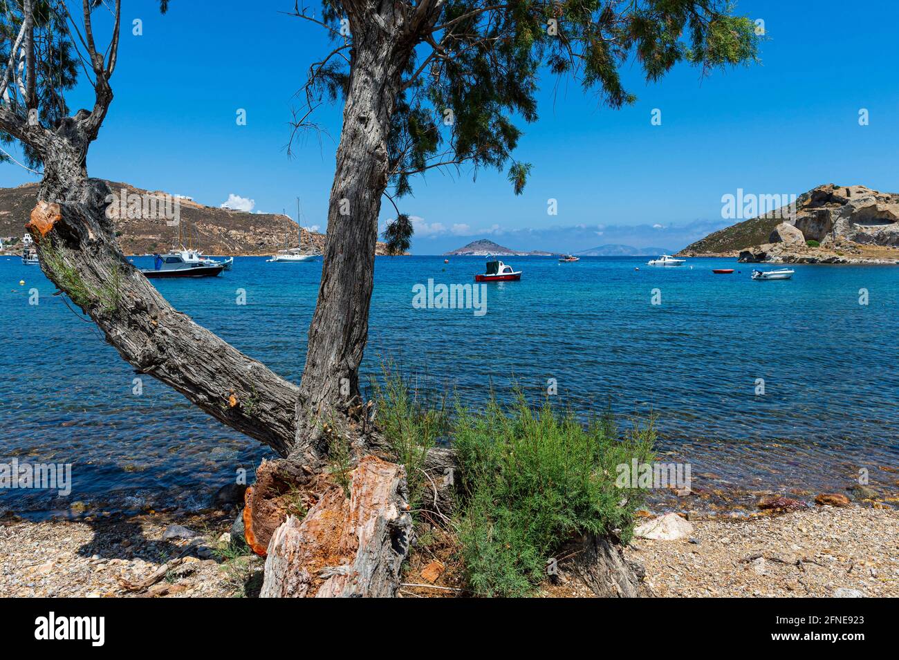 Bay of Grikos, Patmos, Greece Stock Photo - Alamy