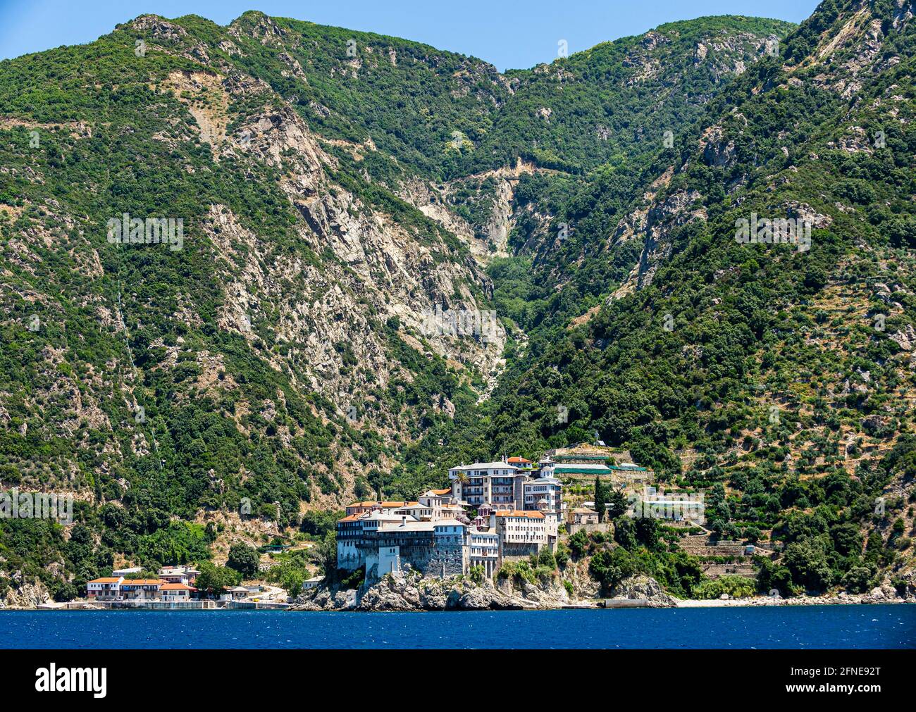 Monastery of St. Gregory, Unesco world heritage site Mount Athos ...