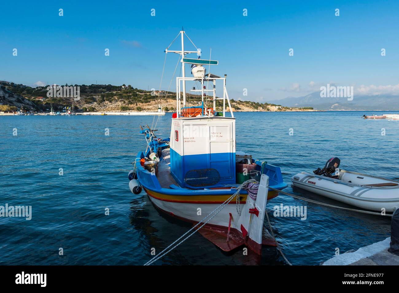 Samos greece fishing boat hi-res stock photography and images - Alamy