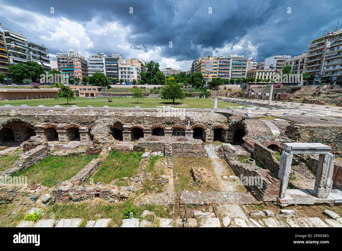 Ancient agora thessaloniki hi-res stock photography and images - Alamy