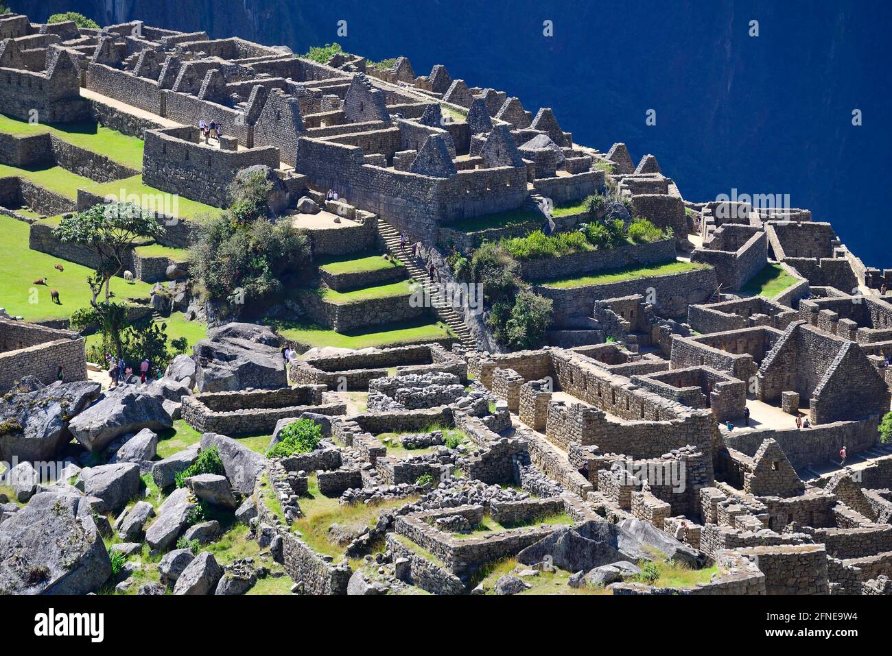 Inca ruined city, Machu Picchu, Urubamba Province, Peru Stock Photo - Alamy