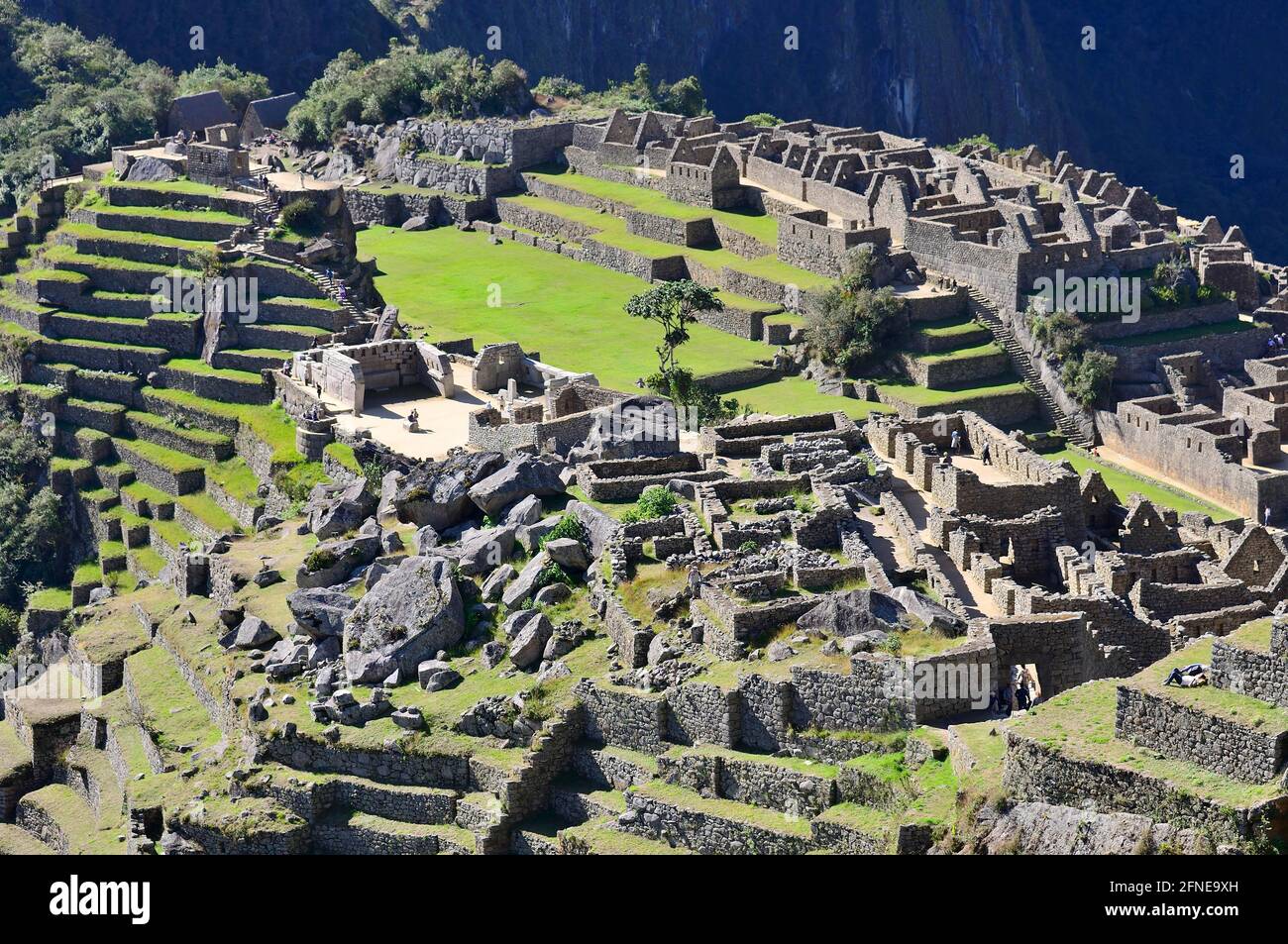 Inca ruined city, Machu Picchu, Urubamba Province, Peru Stock Photo - Alamy