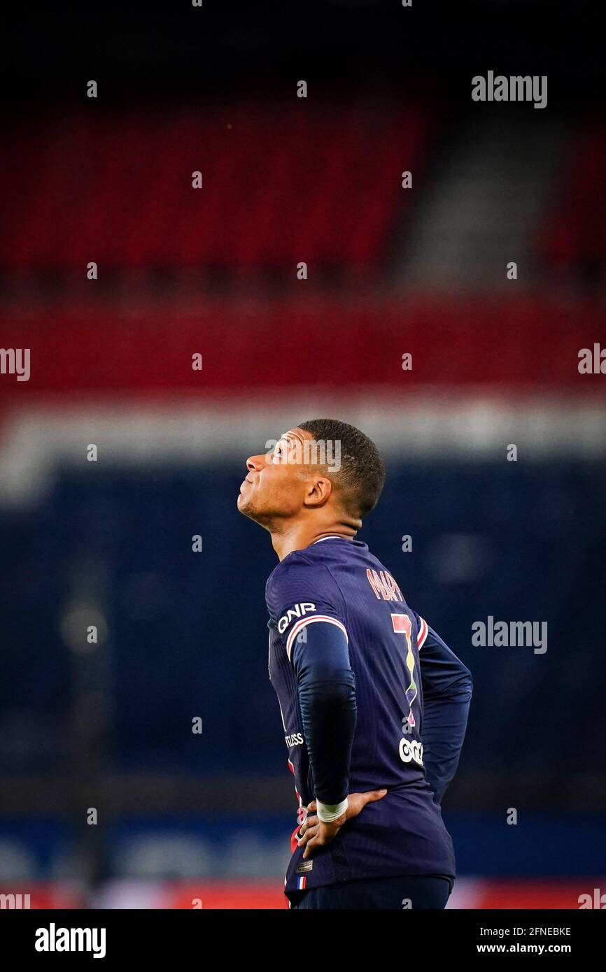 PSG’s Kylian Mbappe during the French Ligue 1 football match between ...
