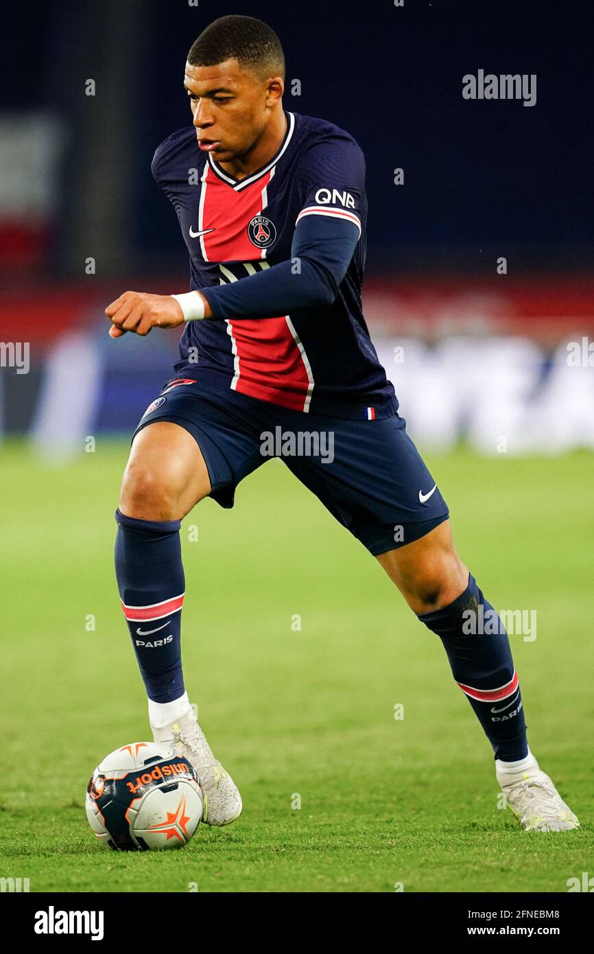 PSG’s Kylian Mbappe during the French Ligue 1 football match between ...