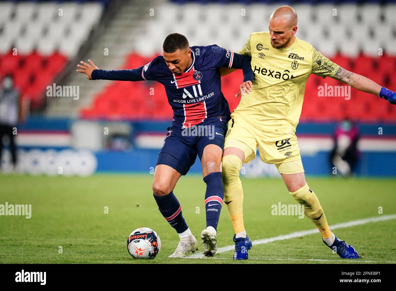 PSG’s Kylian Mbappe during the French Ligue 1 football match between ...
