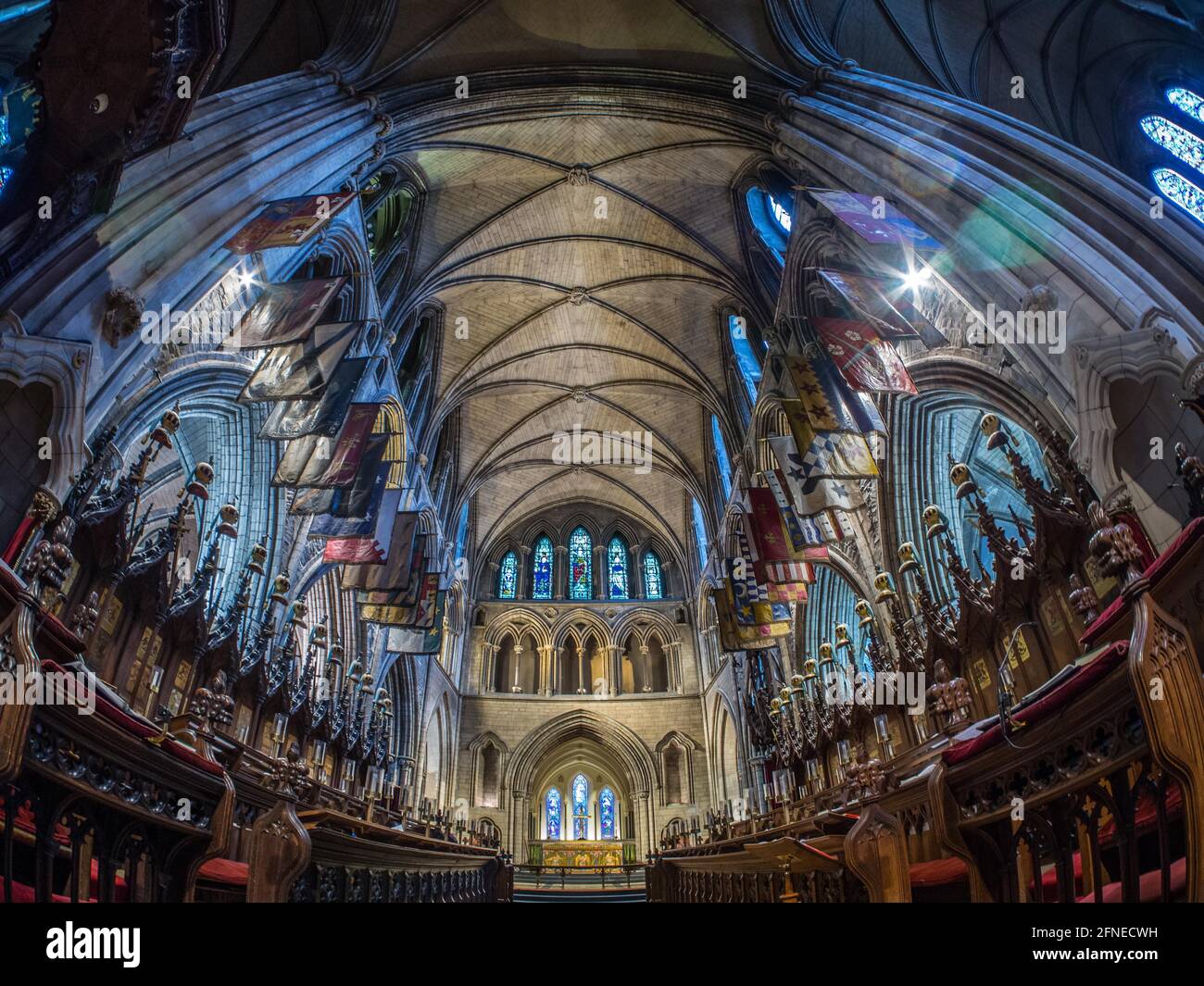 St. Patrick's Cathedral, interior, Dublin, Ireland Stock Photo - Alamy
