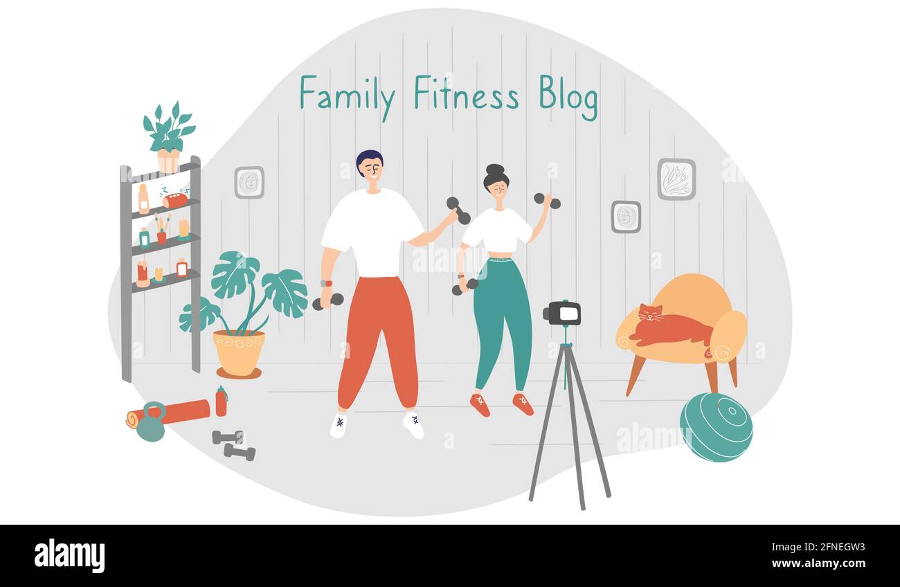 Man video camera family Stock Vector Images - Alamy