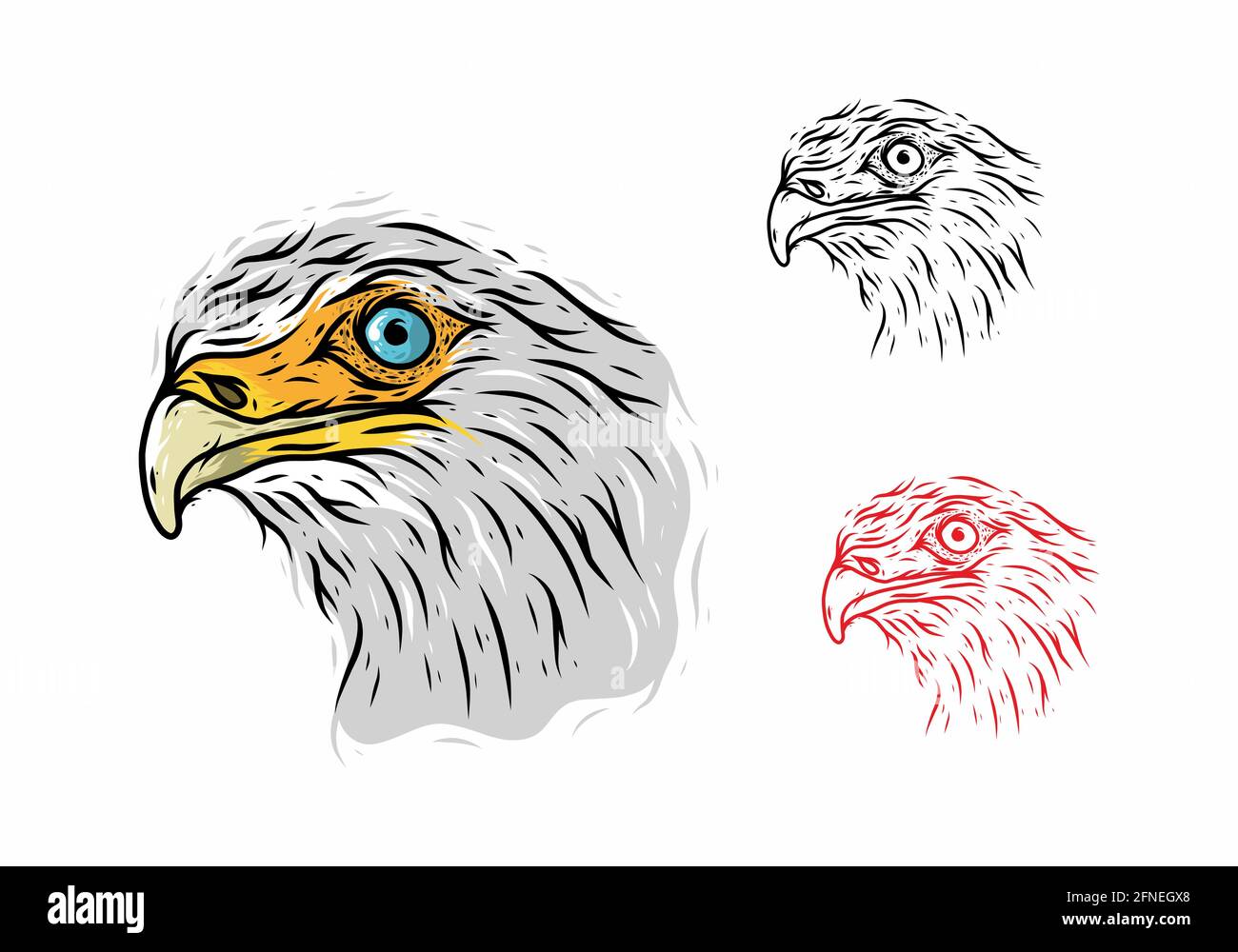 Single line drawing strong Stock Vector Images - Alamy