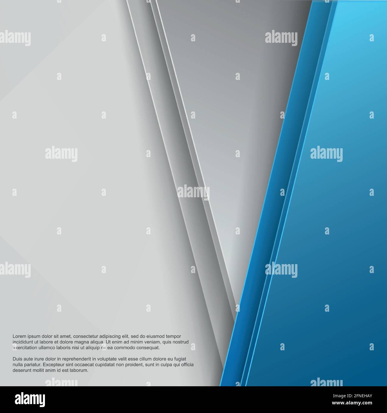 White and blue background, web template for text - Vector illustration ...