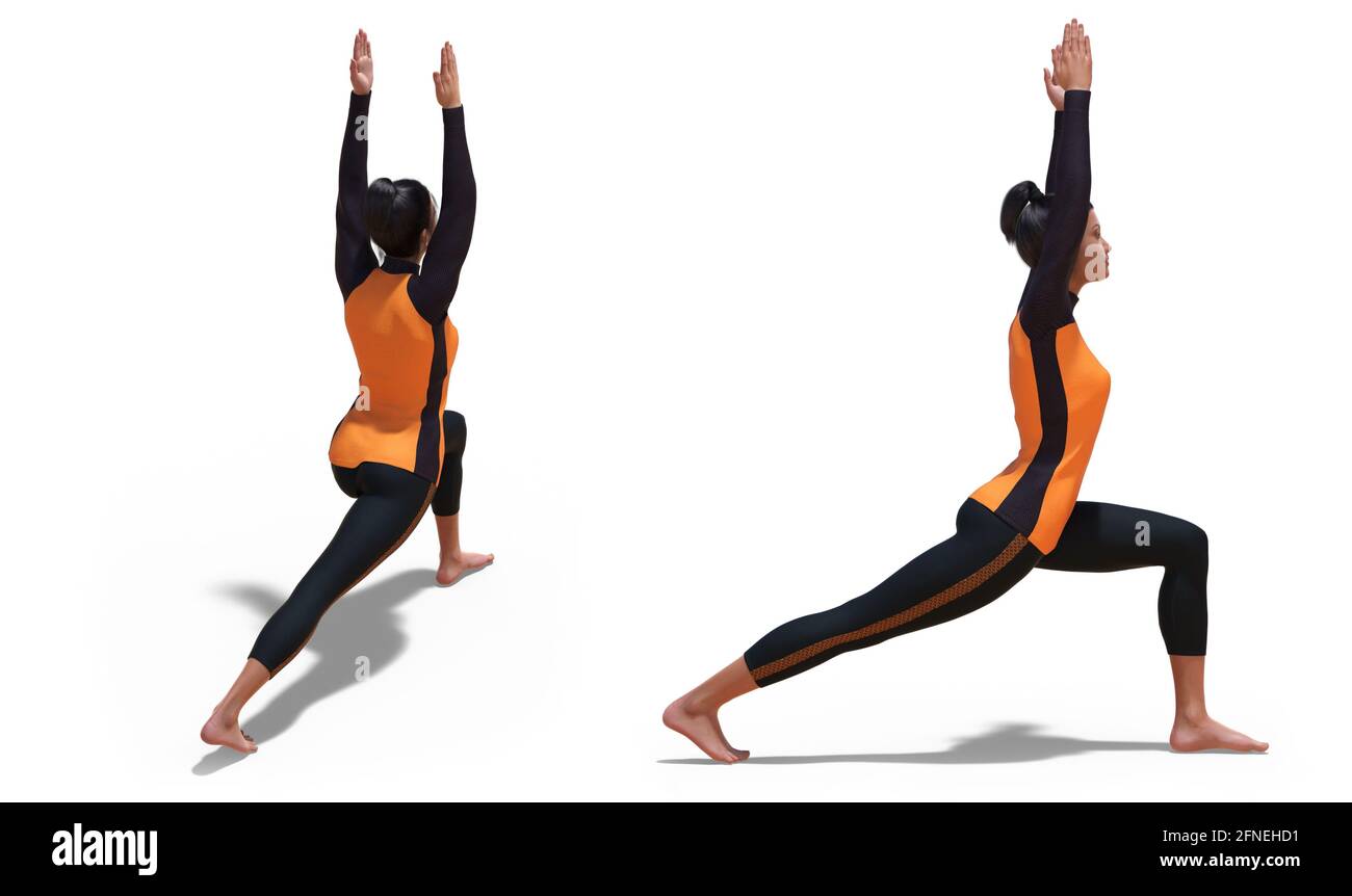 Inversion pose Cut Out Stock Images & Pictures - Alamy