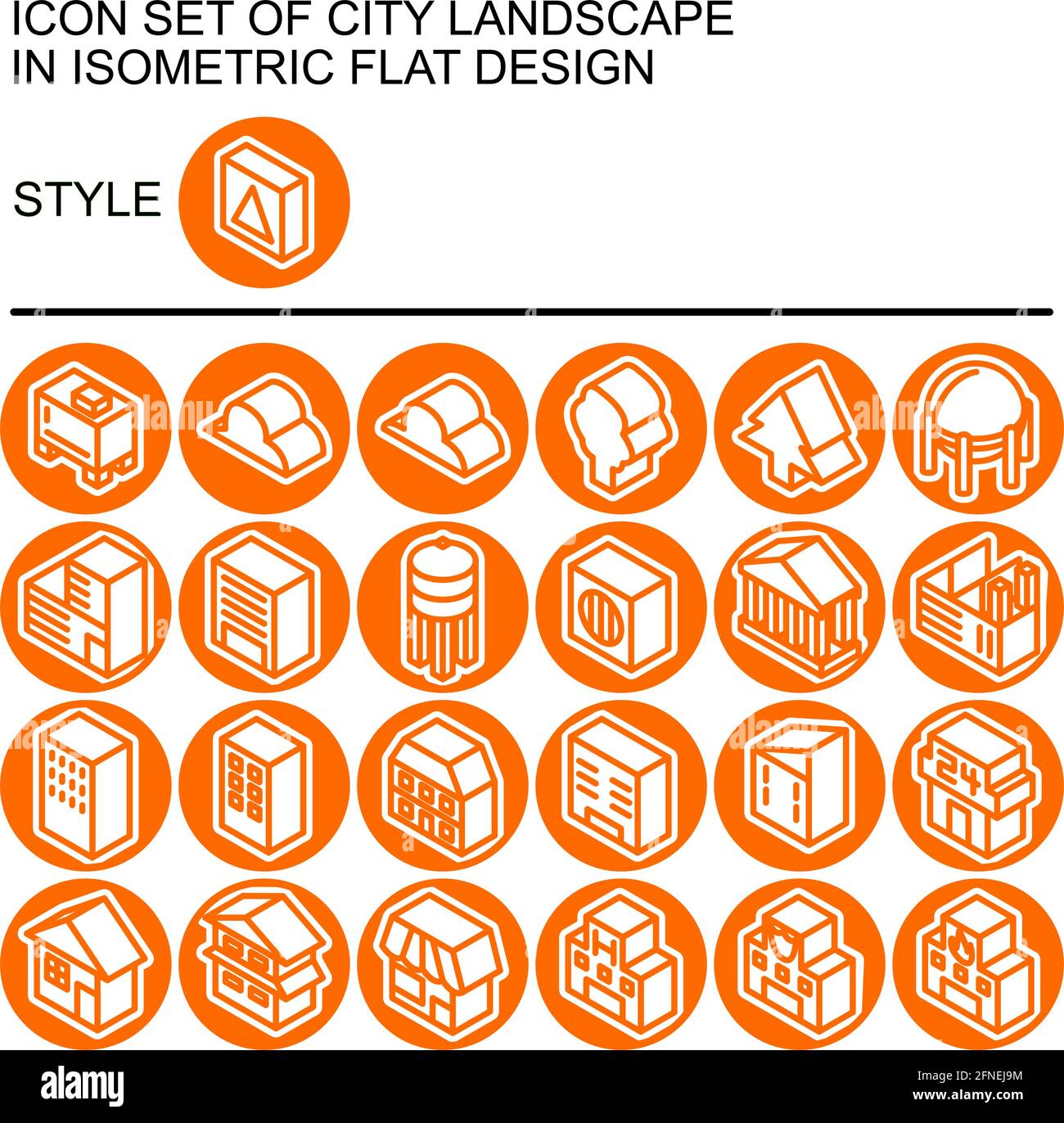 Urban orange tree in Cut Out Stock Images & Pictures - Alamy