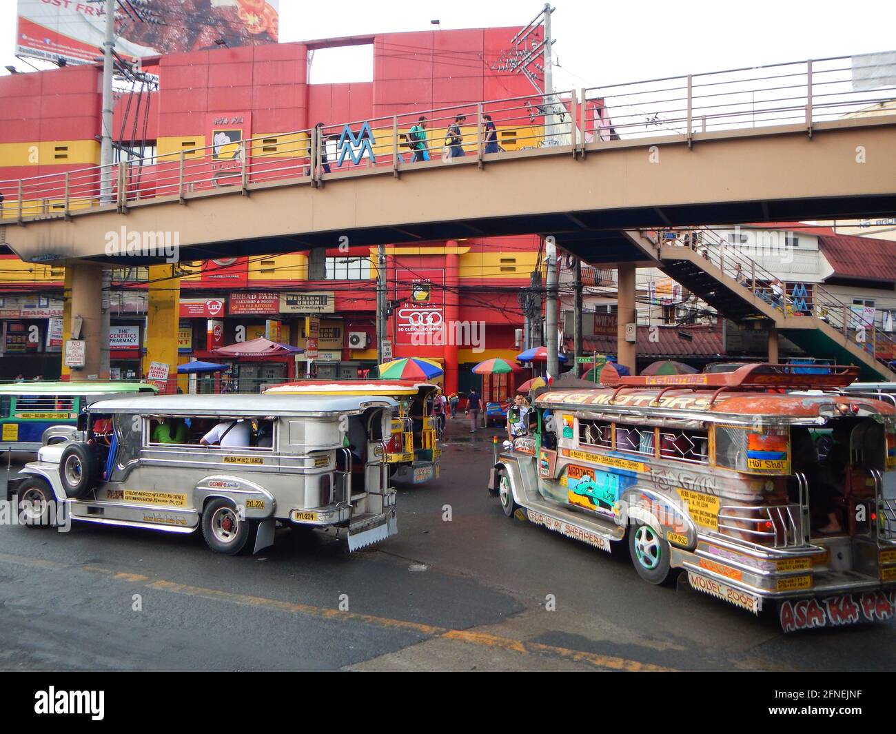 Decorated Jeepney in Novaliches, Manila, Philippines Stock Photo - Alamy