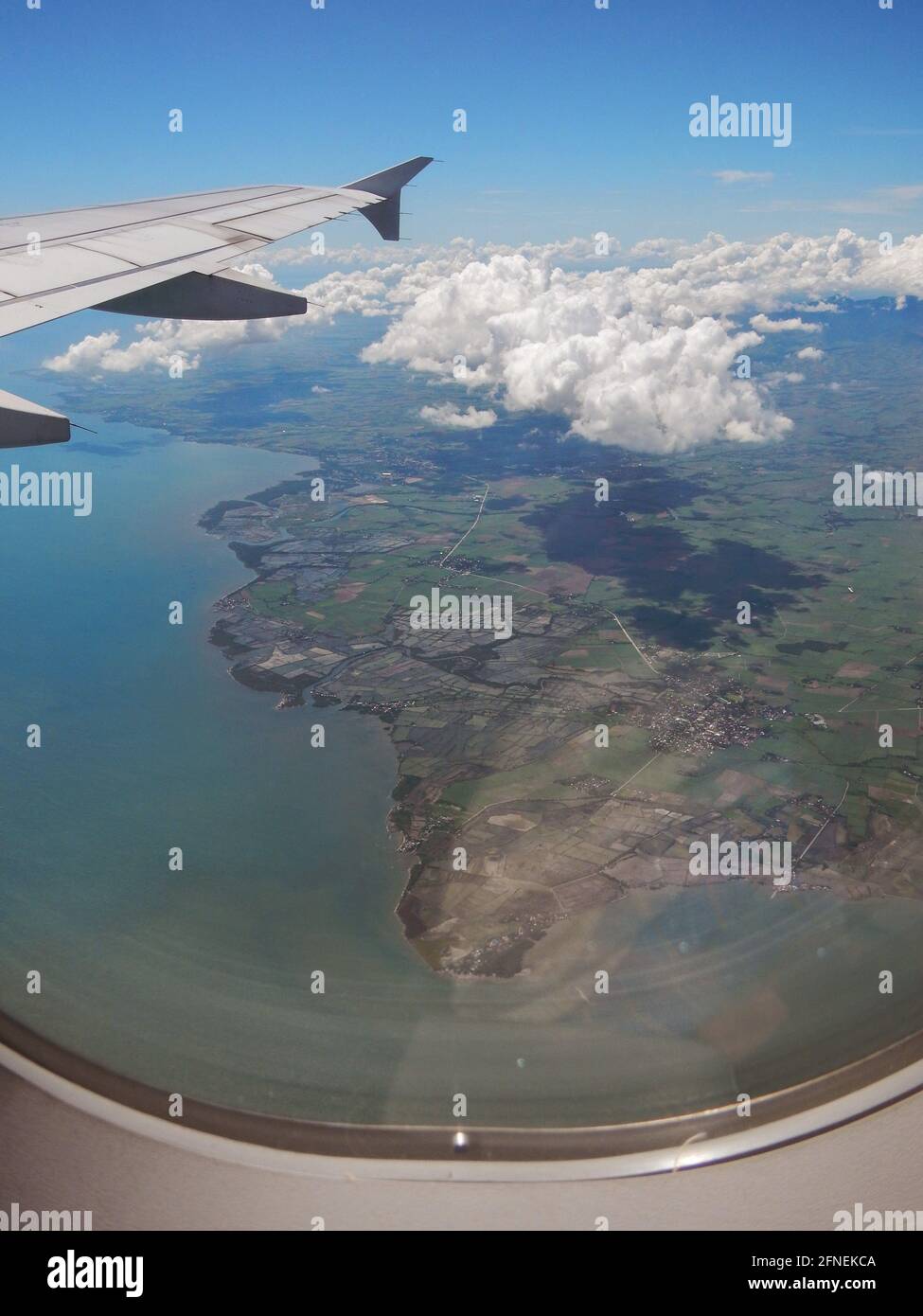 Aerial view of islands in the Pacific ocean in the Philippines Stock ...
