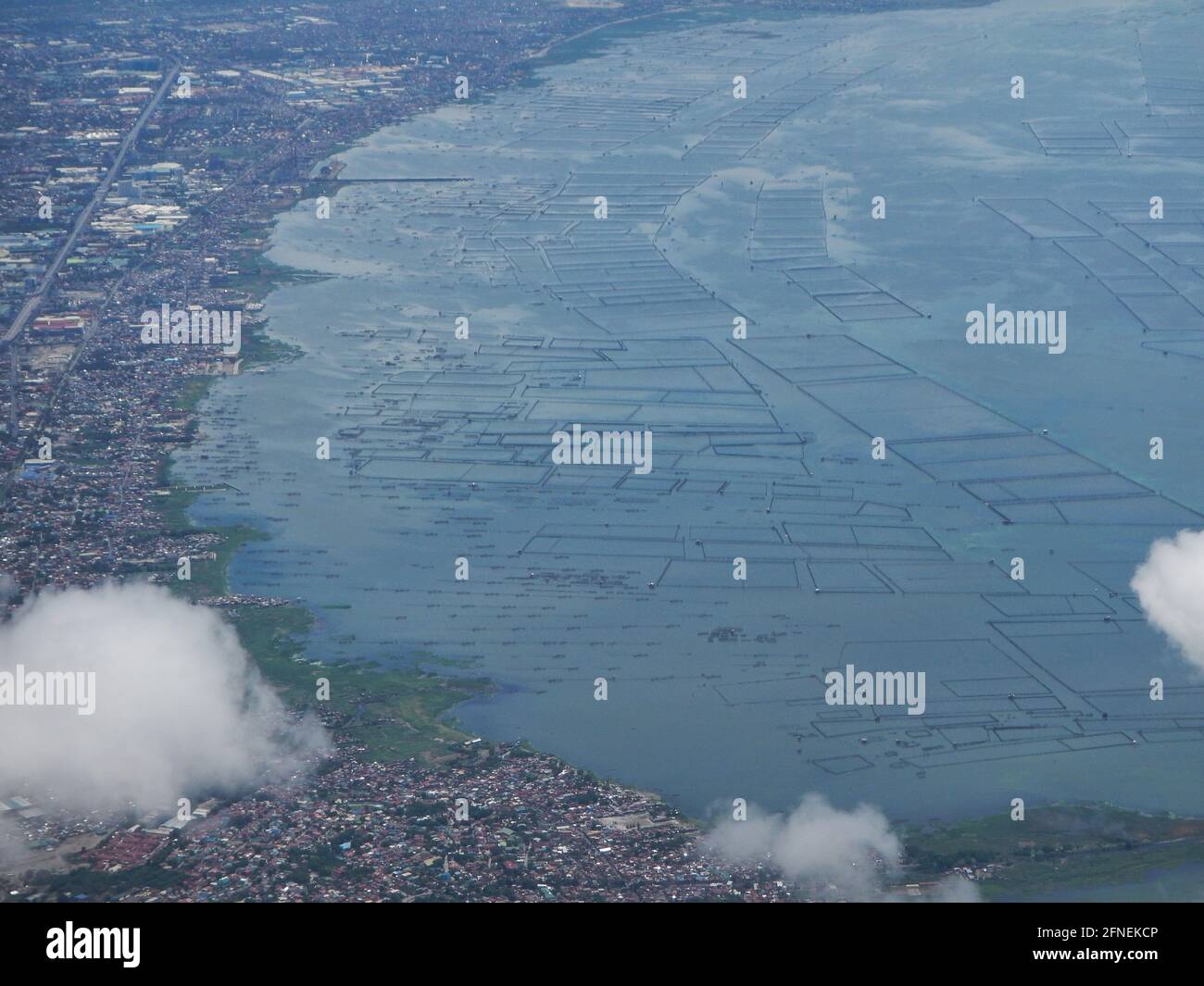 Aerial view of islands in the Pacific ocean in the Philippines Stock ...
