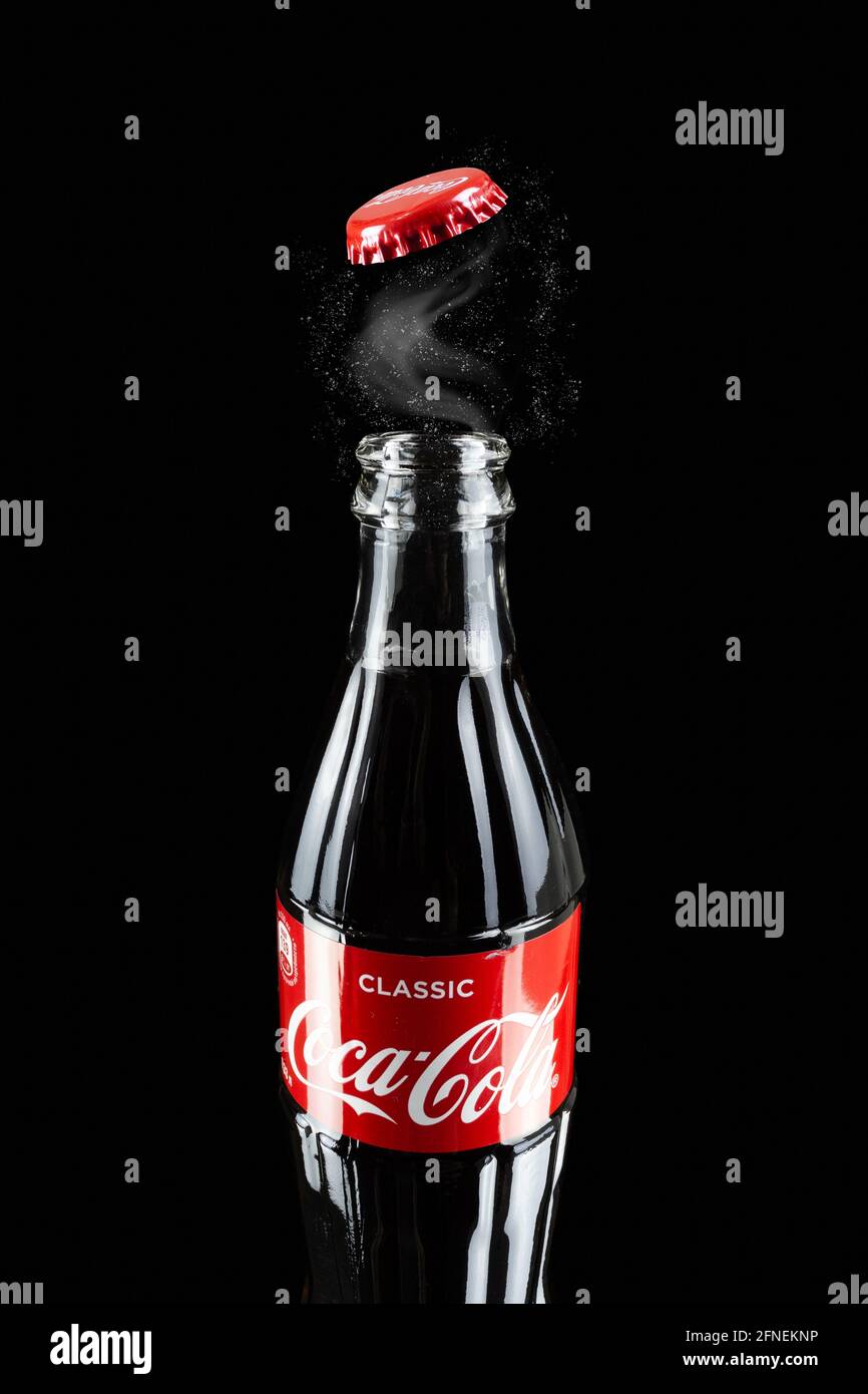 Flying coke bottle hi-res stock photography and images - Alamy