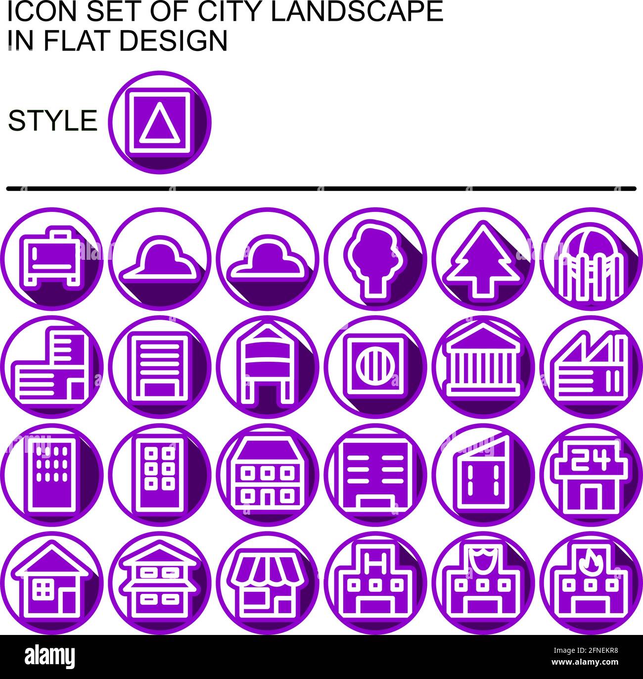 Purple cloud tower Cut Out Stock Images & Pictures - Alamy