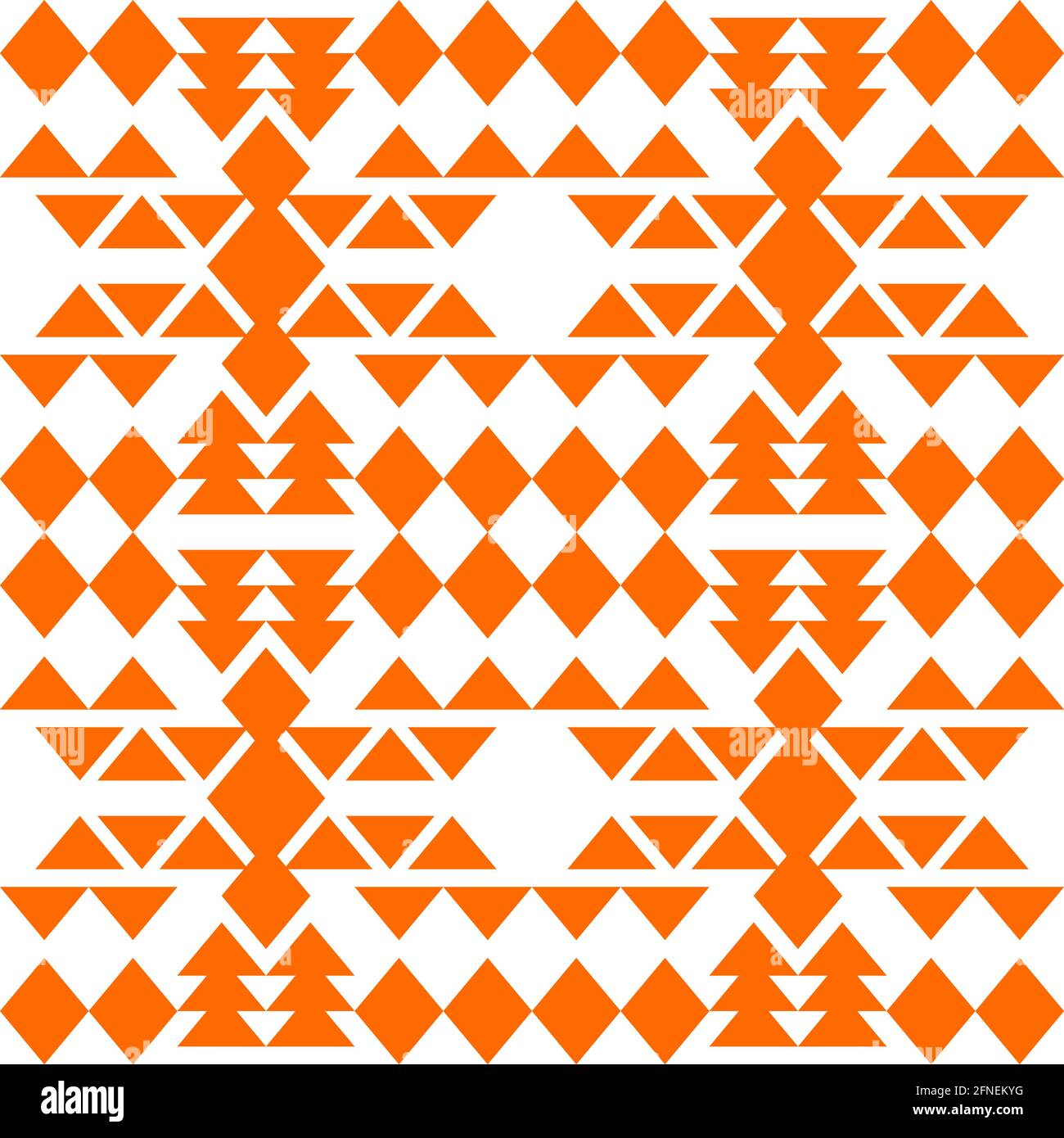 Native american seamless pattern of rhombus and triangle combinations ...