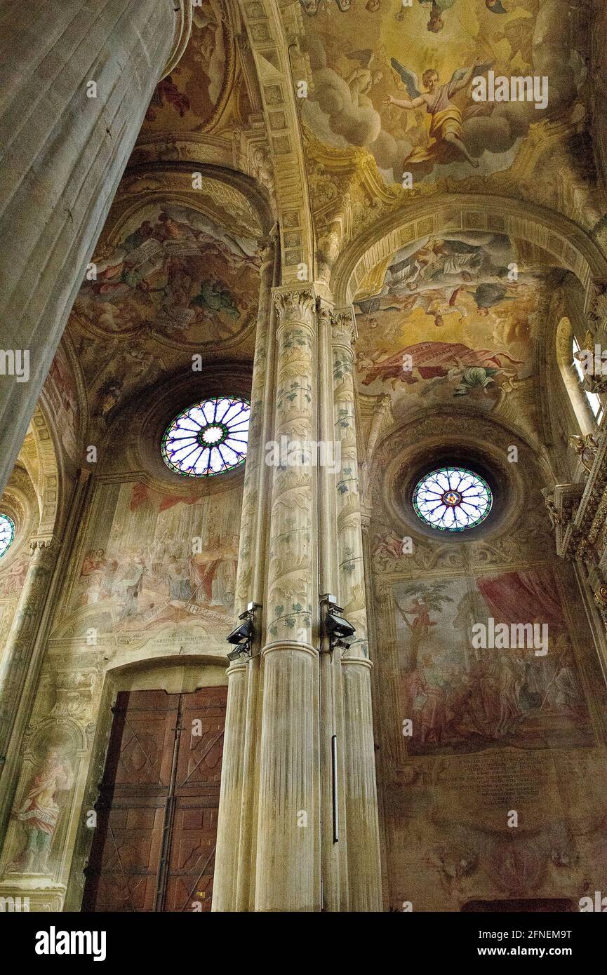 Italy, Europe, Piedmont, Asti, the Cathedral of Santa Maria Assunta and ...