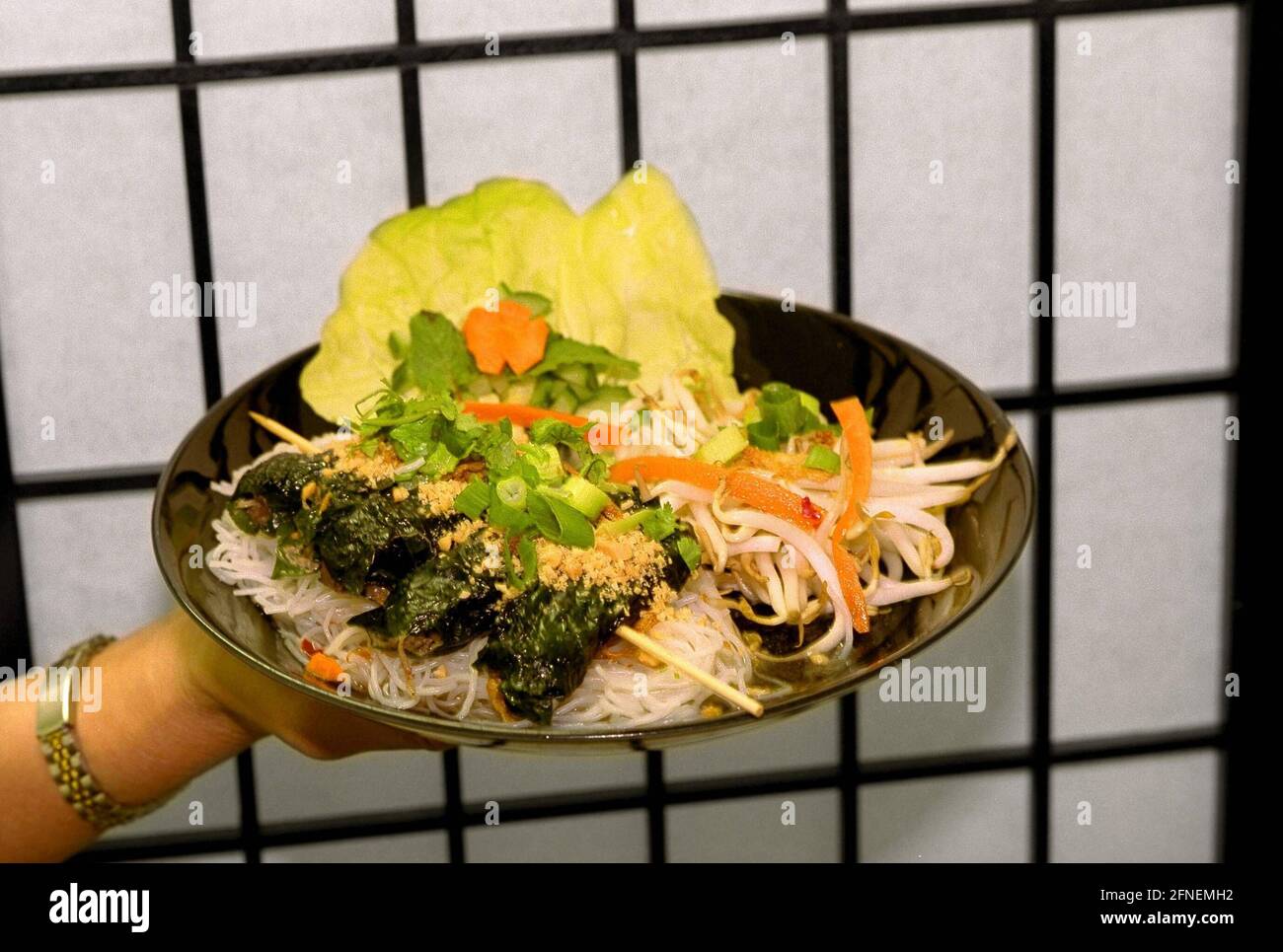 An Asian meal at 'Sum im Beck' at Marienplatz 11 in Munich. [automated ...