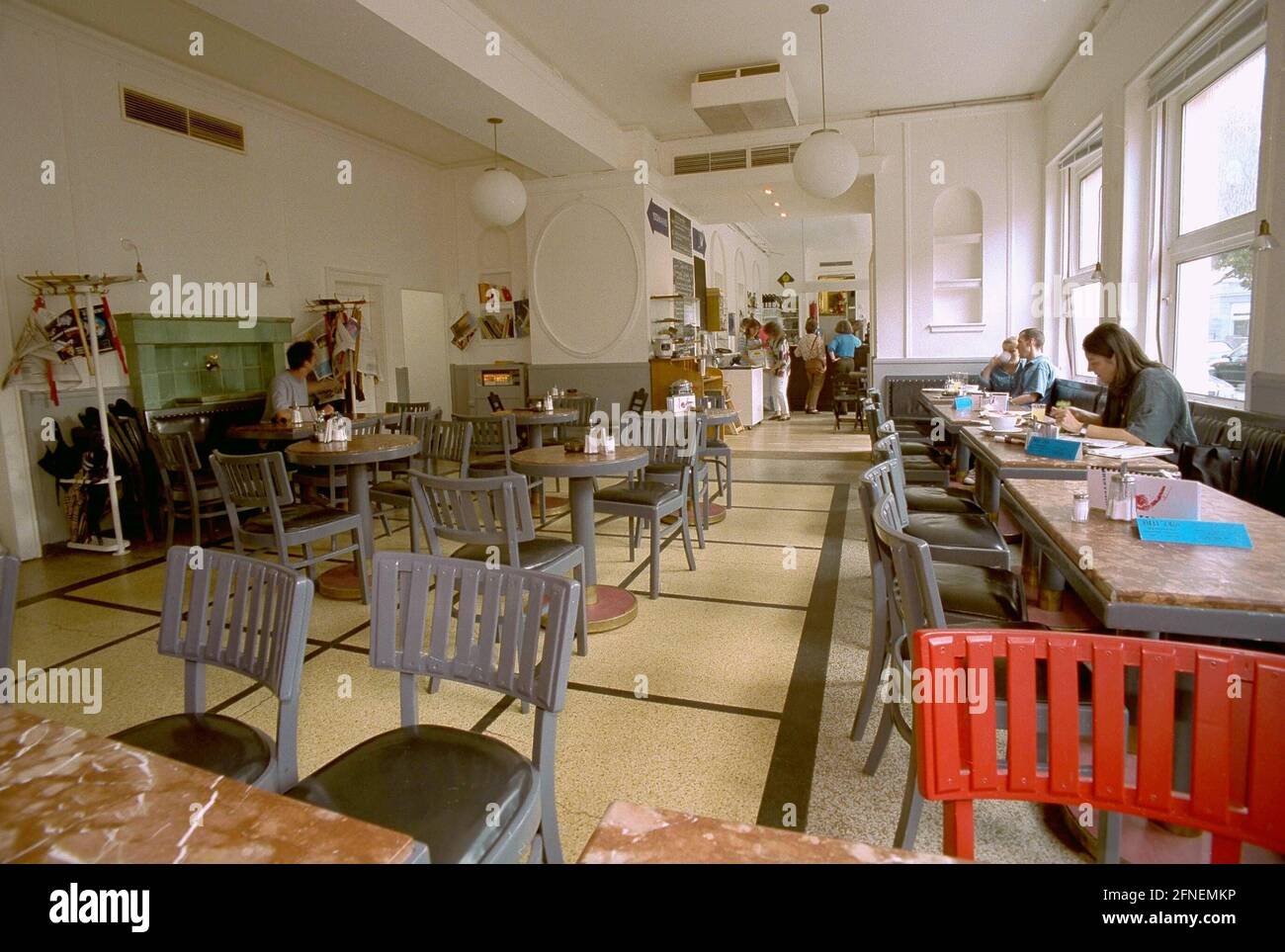 "Interior view of the café ""Ruffini"" at Orffstraße 22 in Munich ...