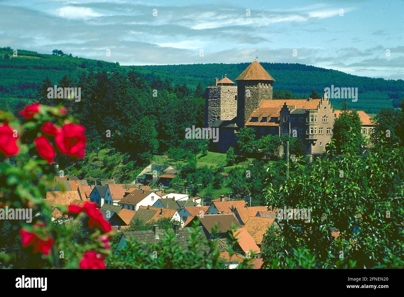 Rieneck Castle near Gemünden was the ancestral seat of the counts of ...