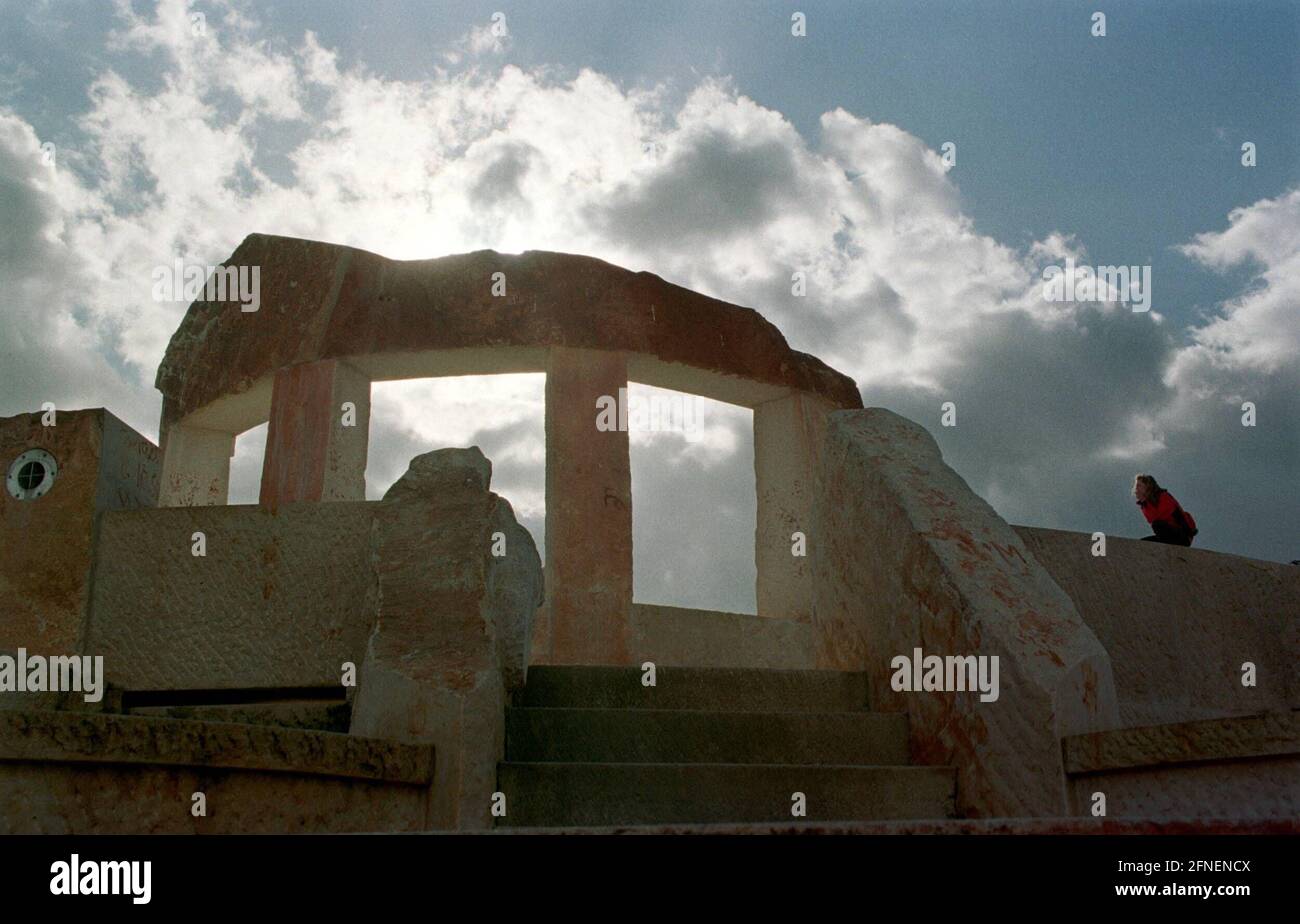 Temple-like buildings at the Pamukkale Fountain on Görlitzer Park in ...