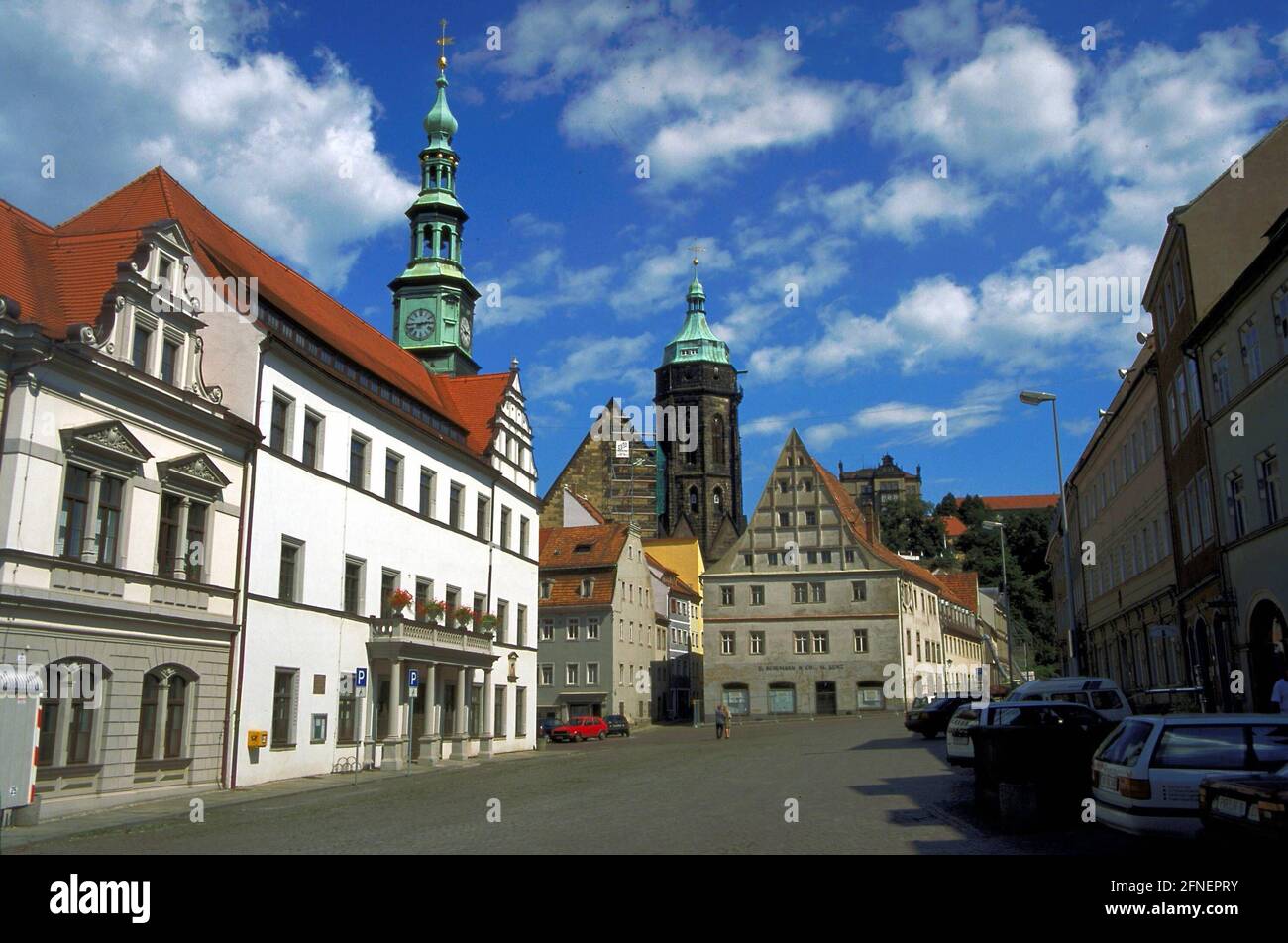 The marketplace at pirna hi-res stock photography and images - Alamy