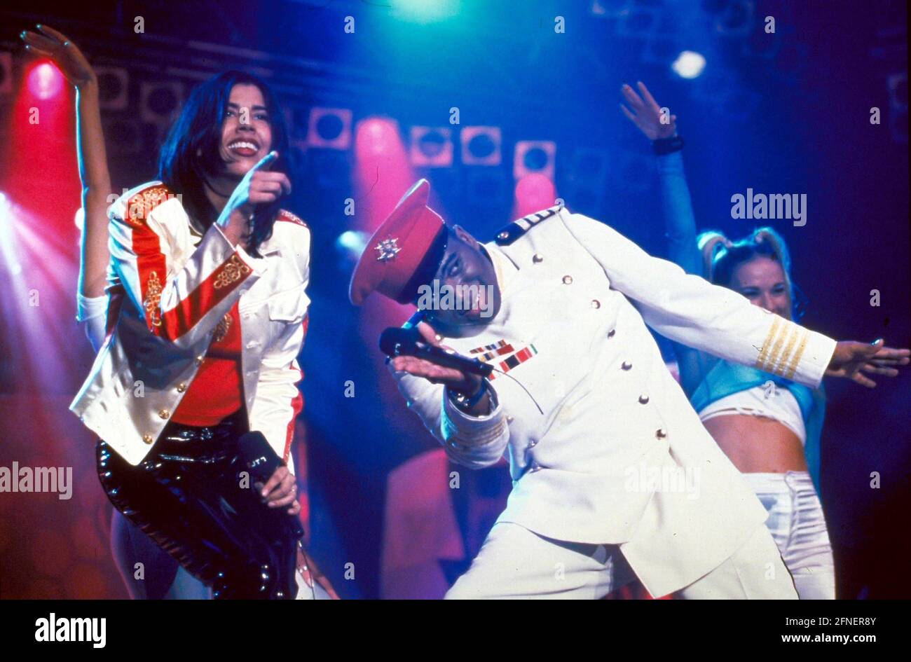 The pop group Captain Jack during a performance in February 1997 ...