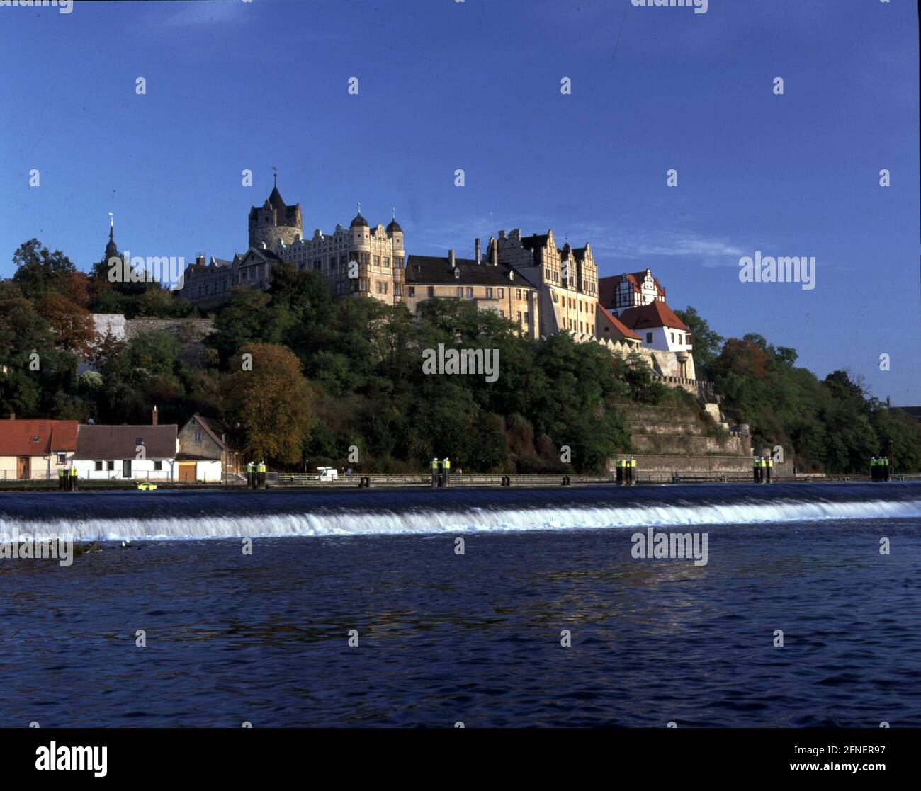 Renaissance Castle Bernburg on the Saale [automated translation] Stock ...