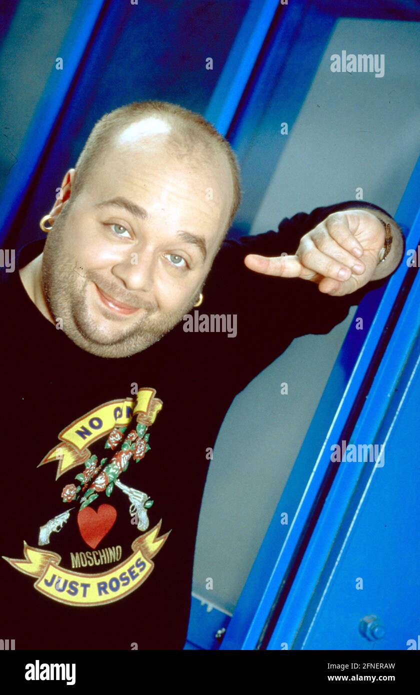 German actor and comedian Dirk Bach. [automated translation] Stock ...