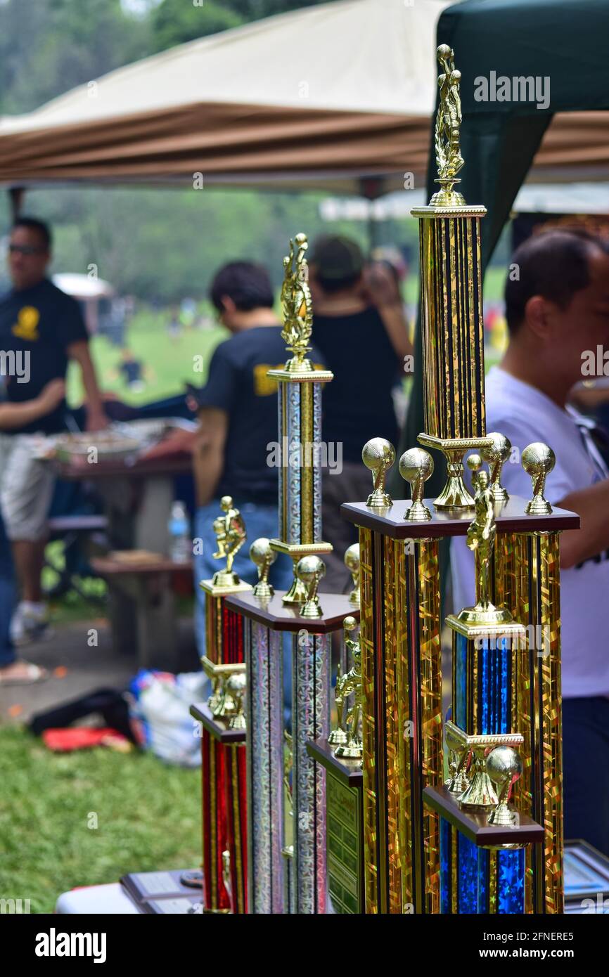Golden Trophies during Philippines Independence day 2015, Vincent ...