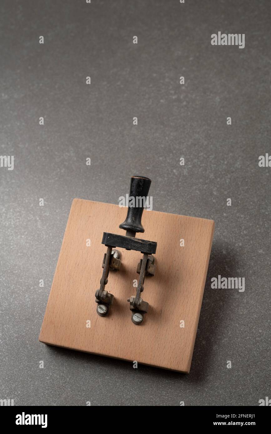 Antique industrial switch Stock Photo - Alamy
