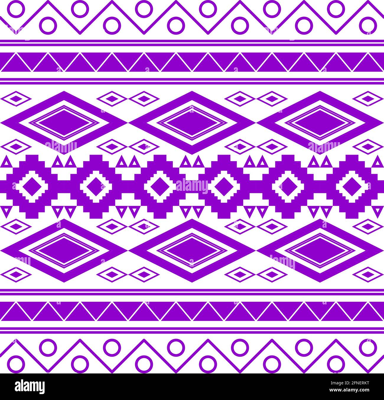 Purple Aztec Print Background
