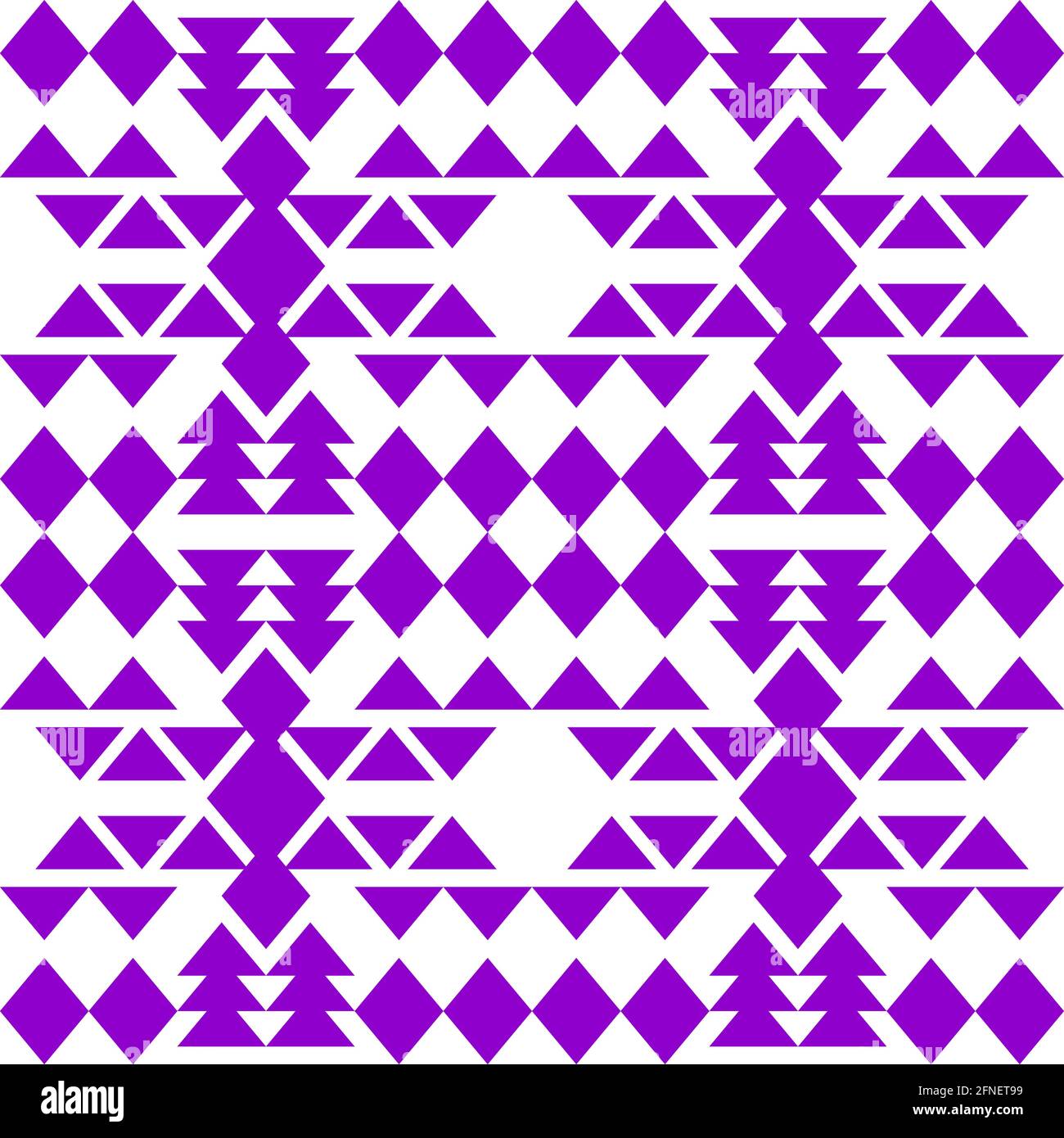 Native american seamless pattern of rhombus and triangle combinations ...