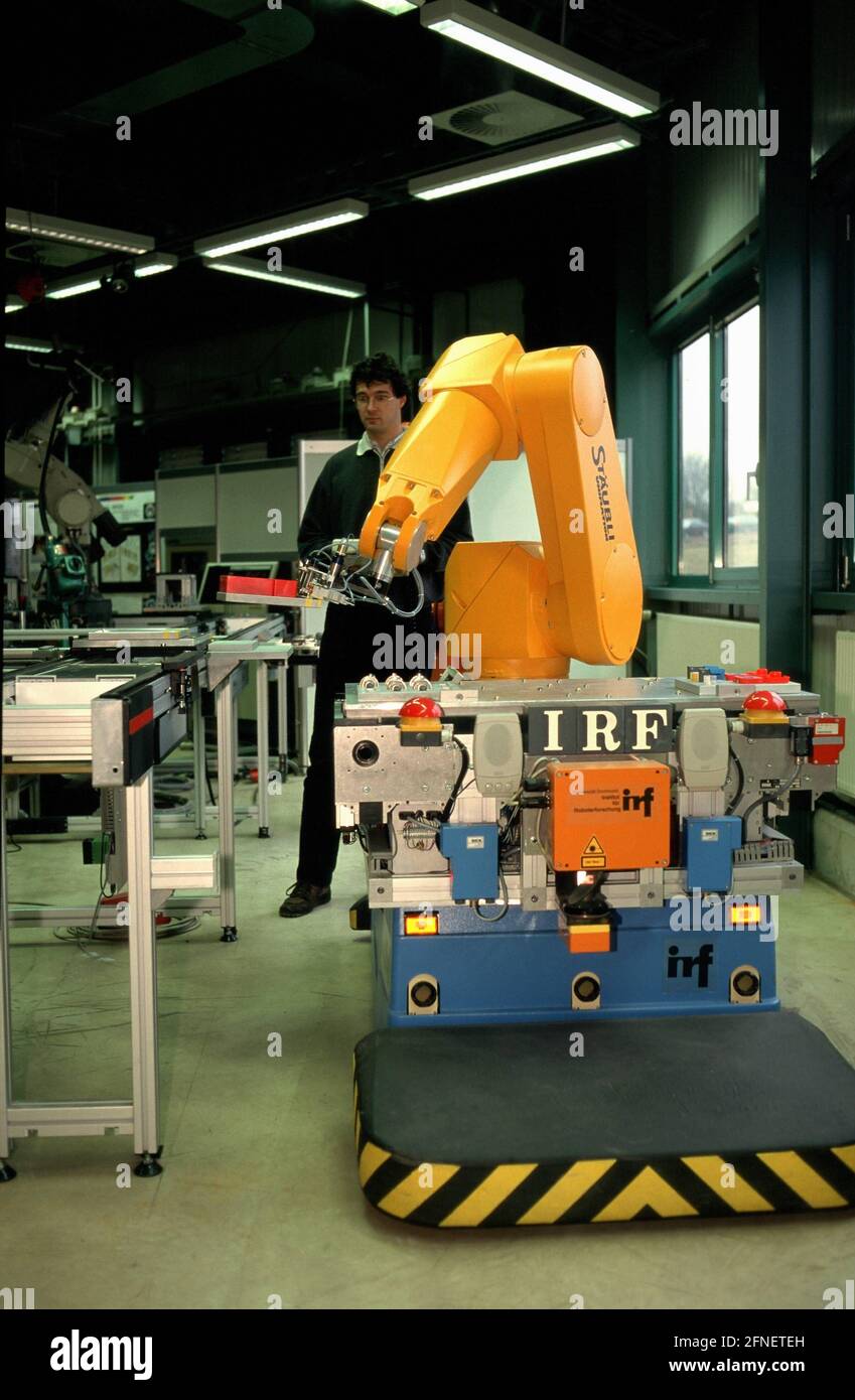 Mobile robot at the Institute for Robot Research at the University of ...