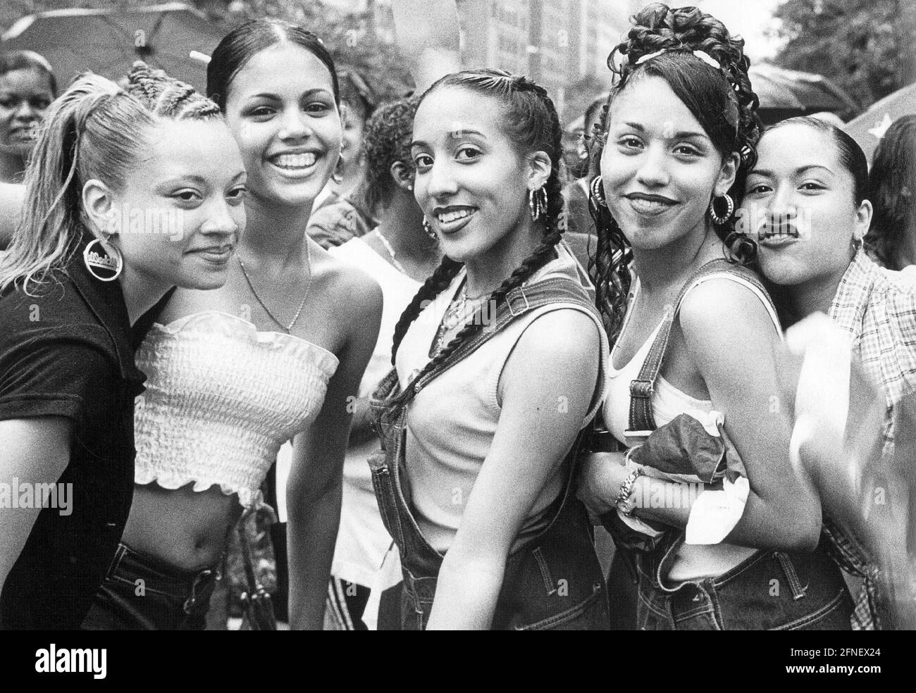 Young Puerto Rican women in New York. [automated translation] Stock ...