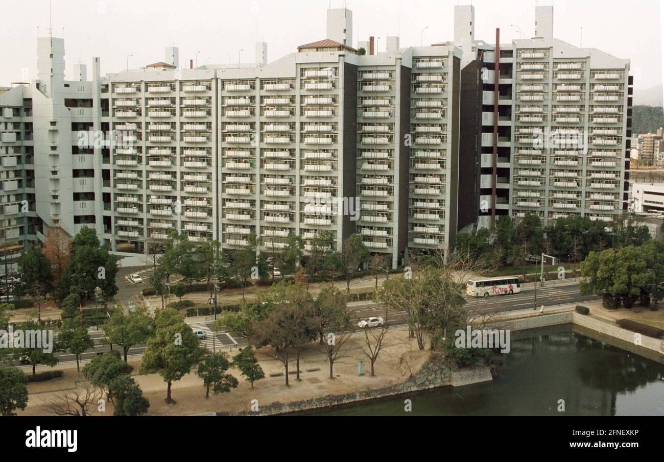 High-rise buildings in Hiroshima. [automated translation] Stock Photo ...